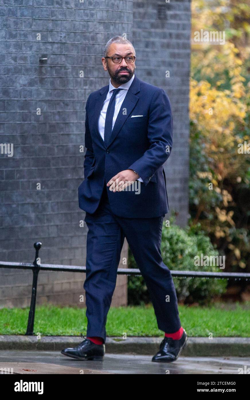 London, England, UK. 12th Dec, 2023. Home Secretary JAMES CLEVERLY is ...