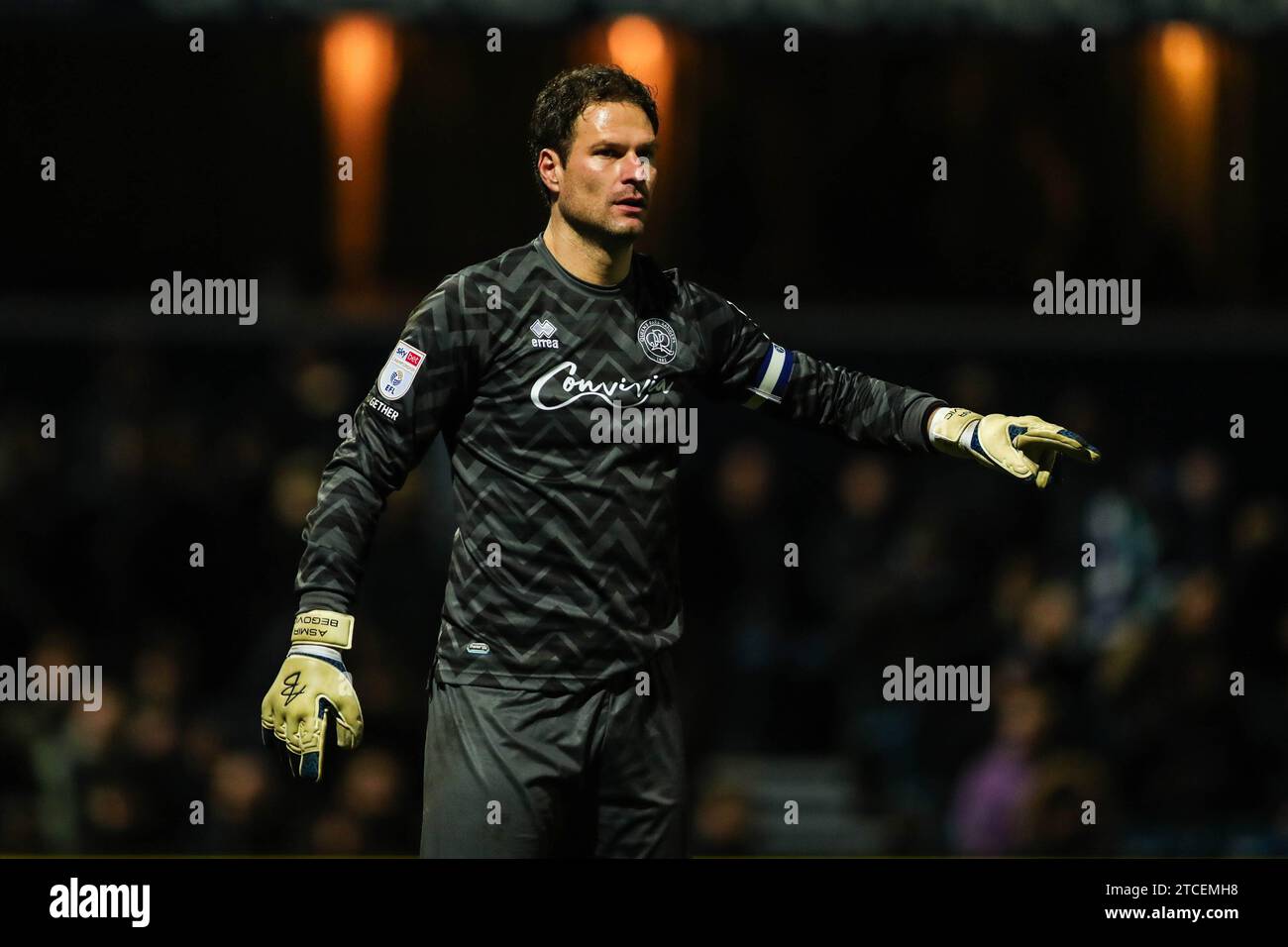 Queens Park Rangers goalkeeper Asmir Begovic during the Sky Bet ...