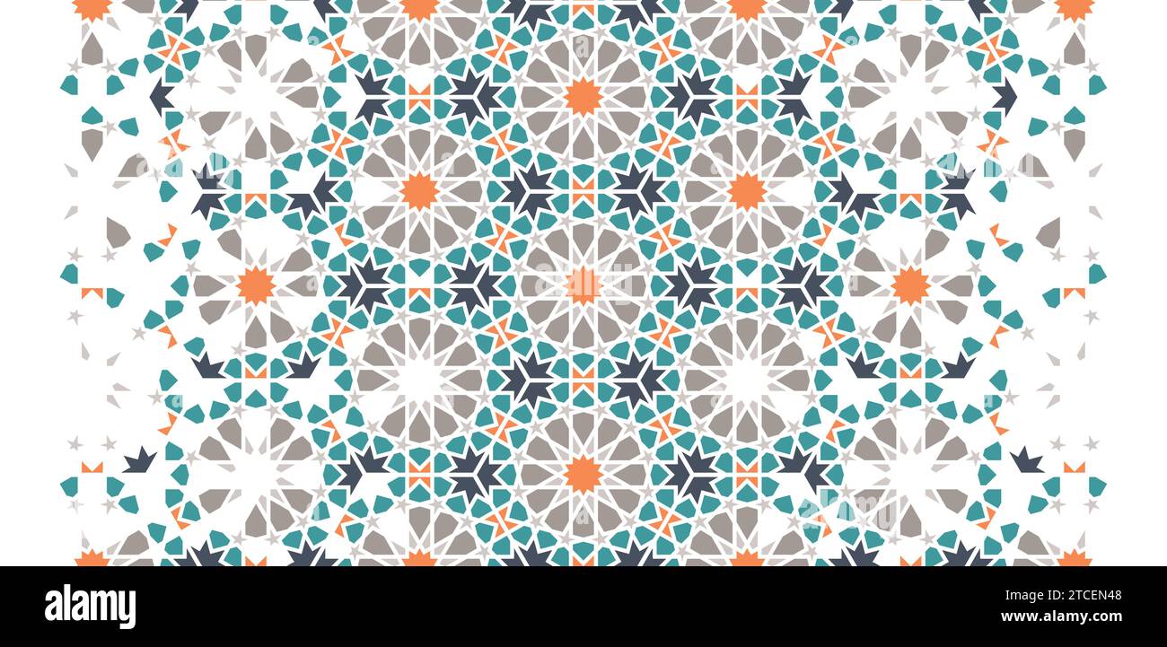 Traditional ornamental seamless vector style with an Islamic pattern ...