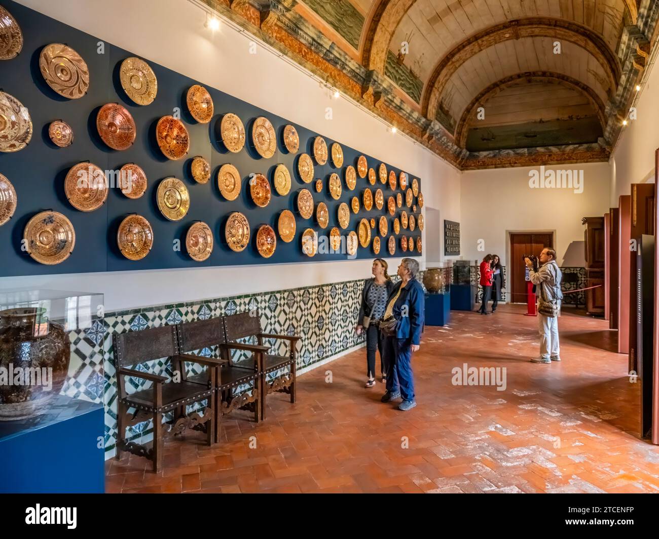 Interior of The Palacio Nacional Sintra or National Palace of Sintra ...