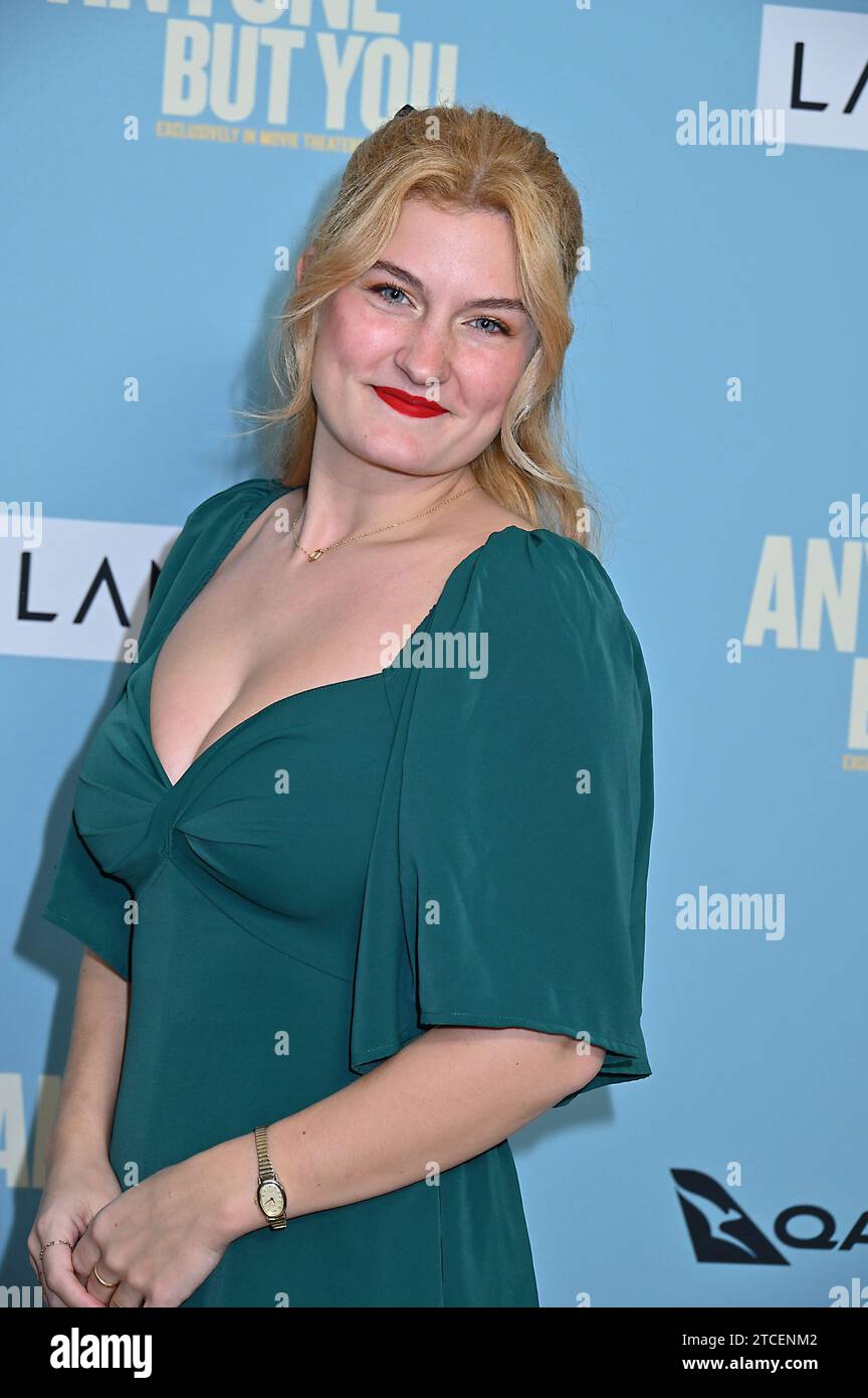 New York, USA on December 11, 2023. Katherine Grace attends the "Anyone But You" World Premiere ...