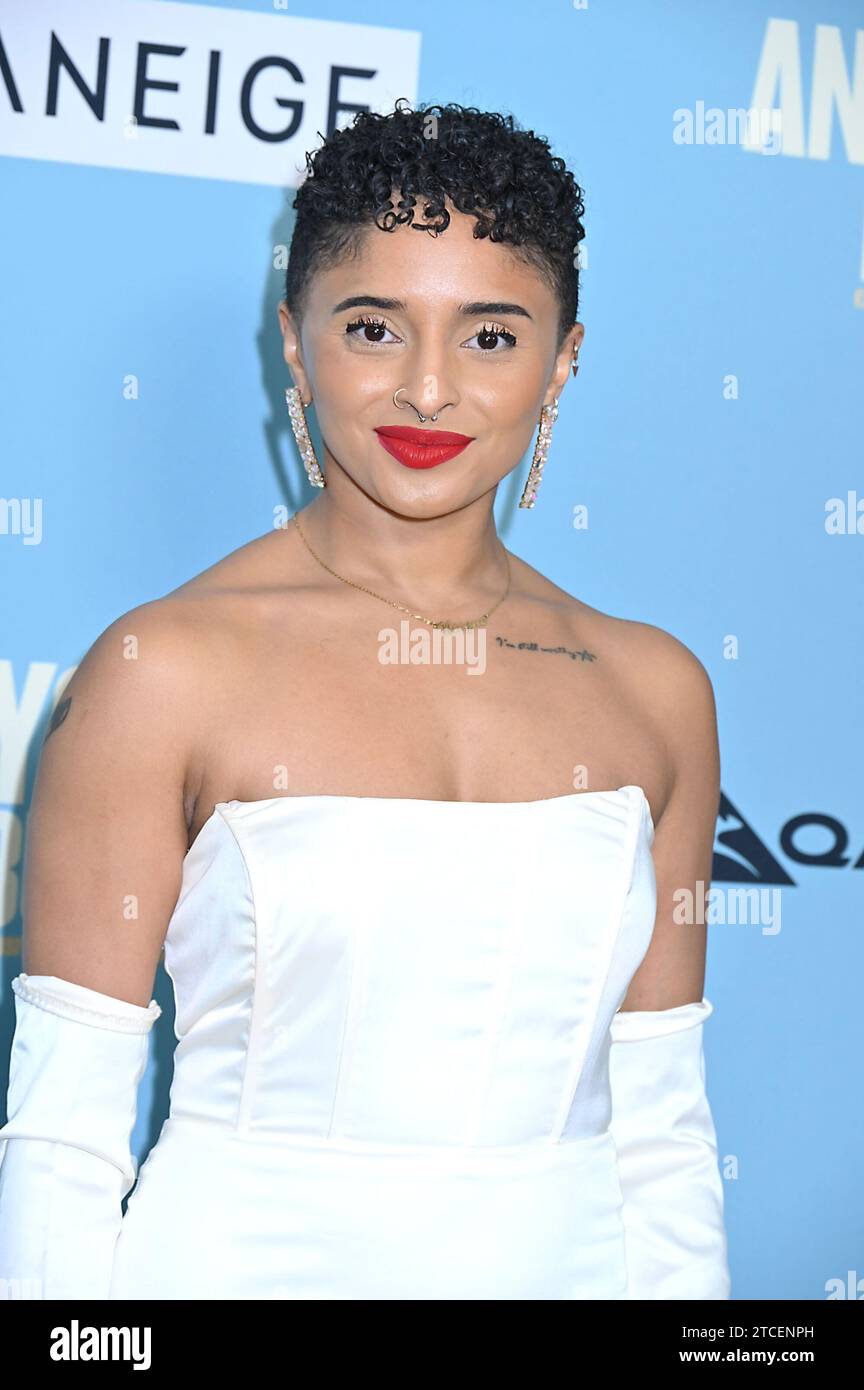 Nicque Marina attends the "Anyone But You" World Premiere at AMC ...