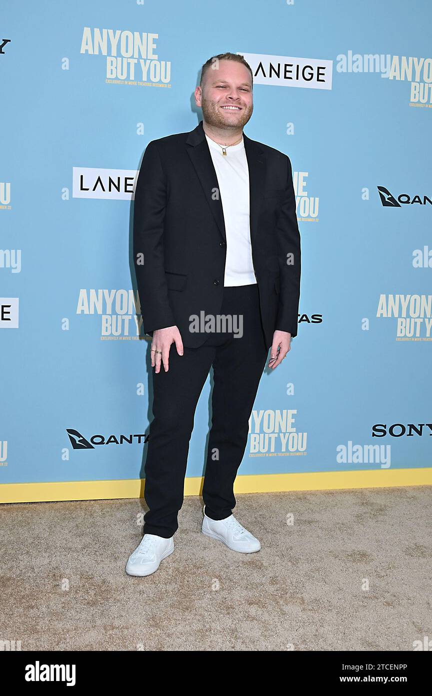 Brandon Edelman attends the "Anyone But You" World Premiere at AMC ...
