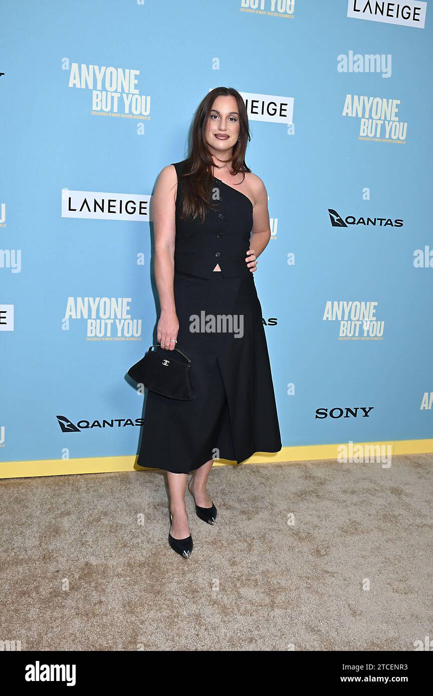 Hannah Berner attends the "Anyone But You" World Premiere at AMC ...
