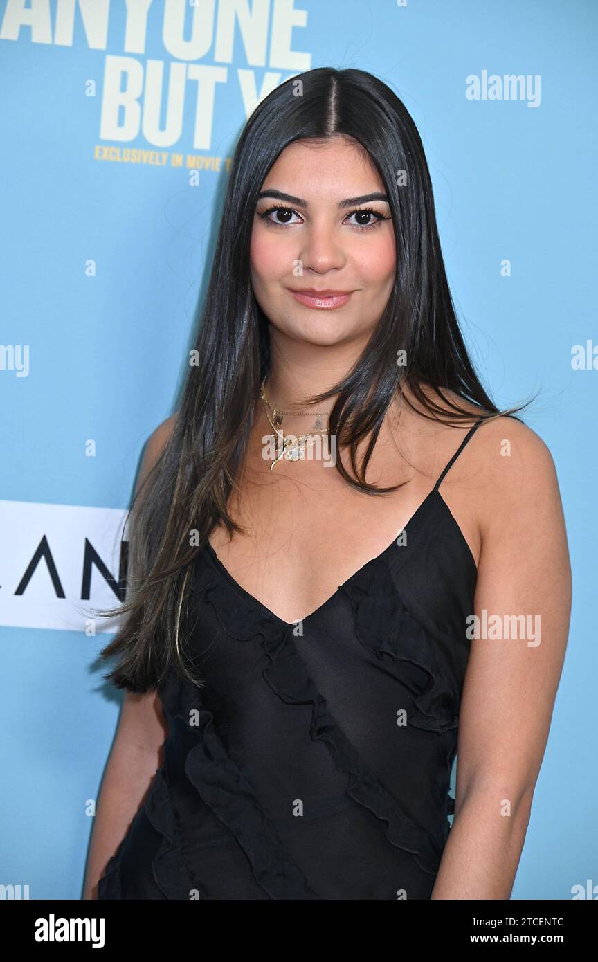 Ana Ruiz attends the "Anyone But You" World Premiere at AMC Lincoln ...