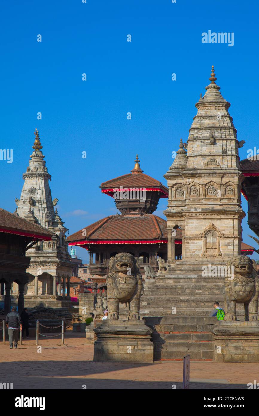 Nepal, Bhaktapur, Durbar Square, Siddhi Lakshmi Temple, Octagonal ...