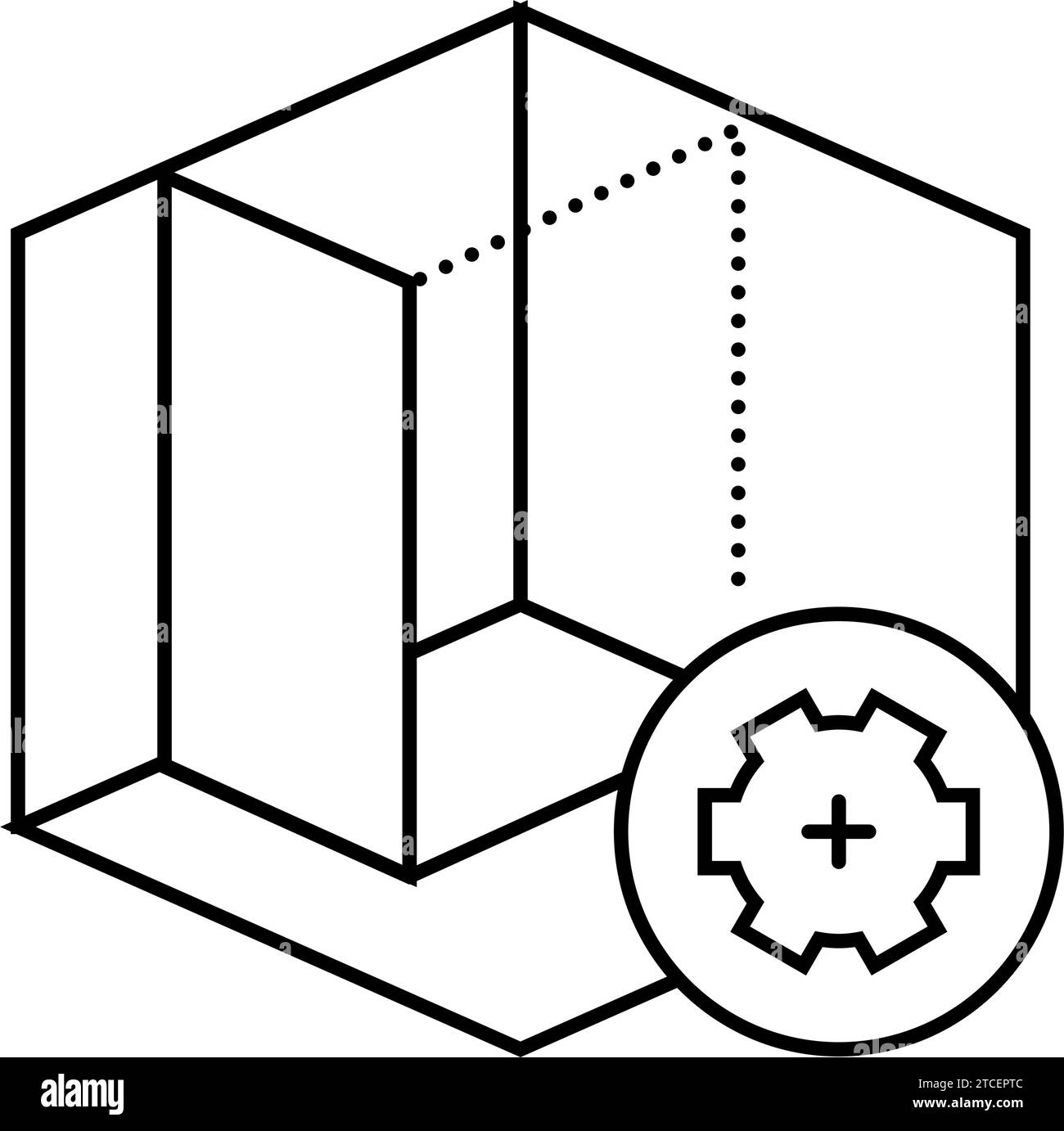 space optimization interior designer line icon vector illustration Stock Vector Image & Art - Alamy