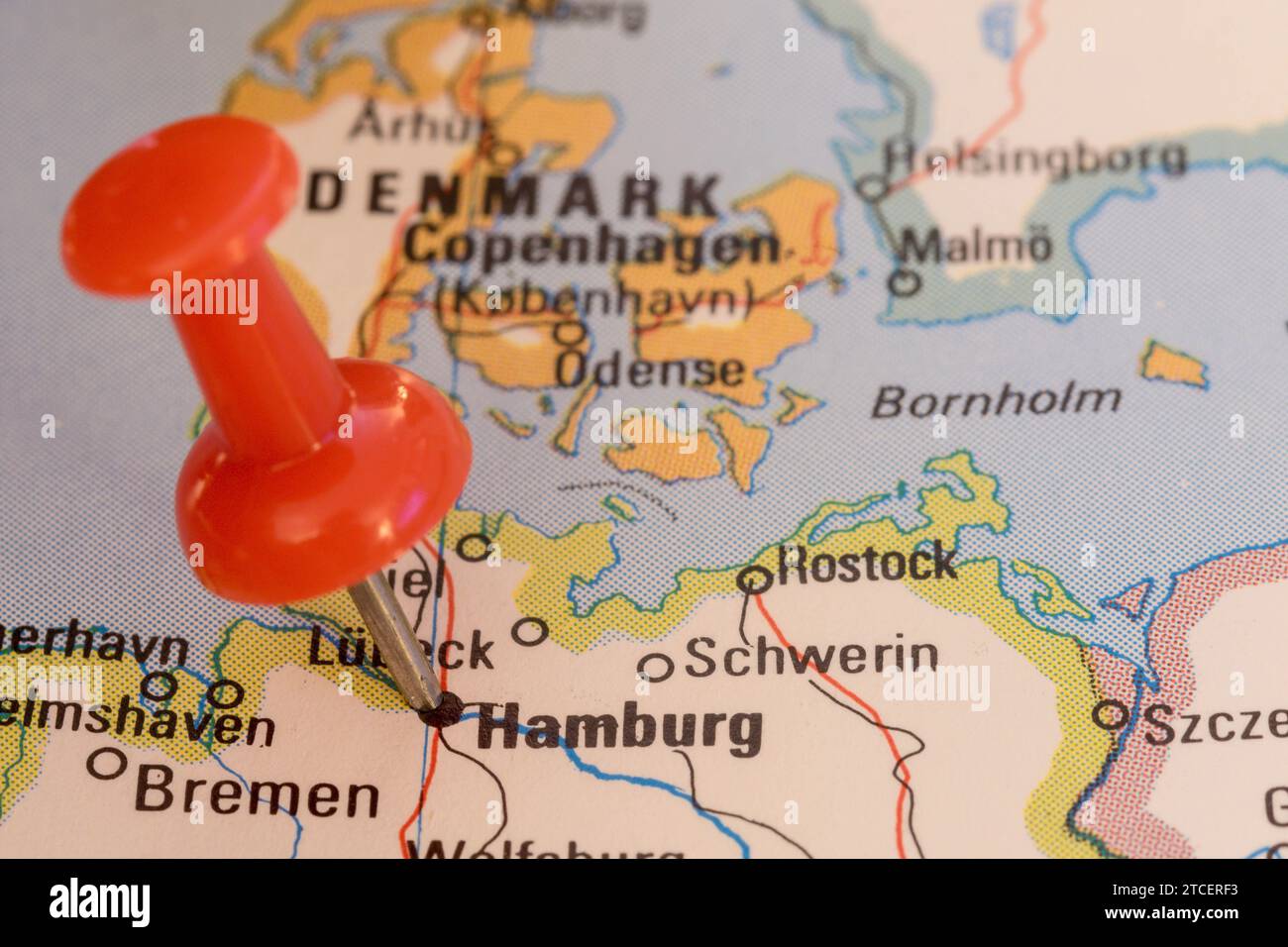 Europe map pin germany hi-res stock photography and images - Alamy