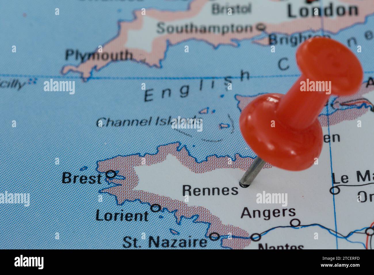Map rennes france hi-res stock photography and images - Alamy