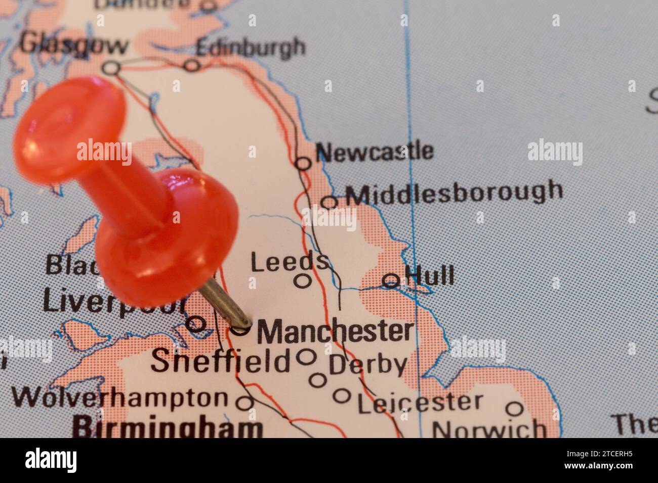 Manchester Uk Europe Map