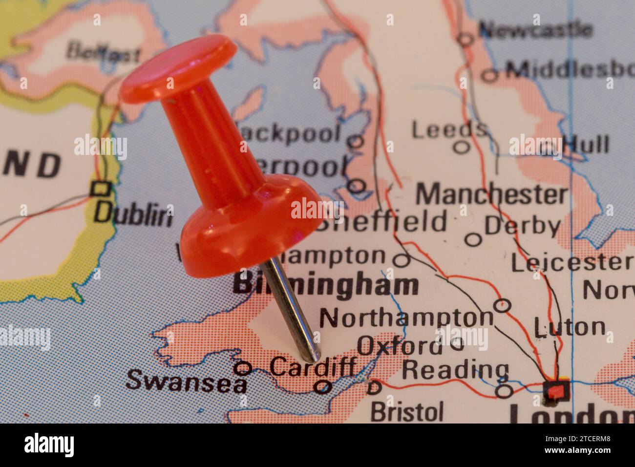 Pin map uk hi-res stock photography and images - Alamy