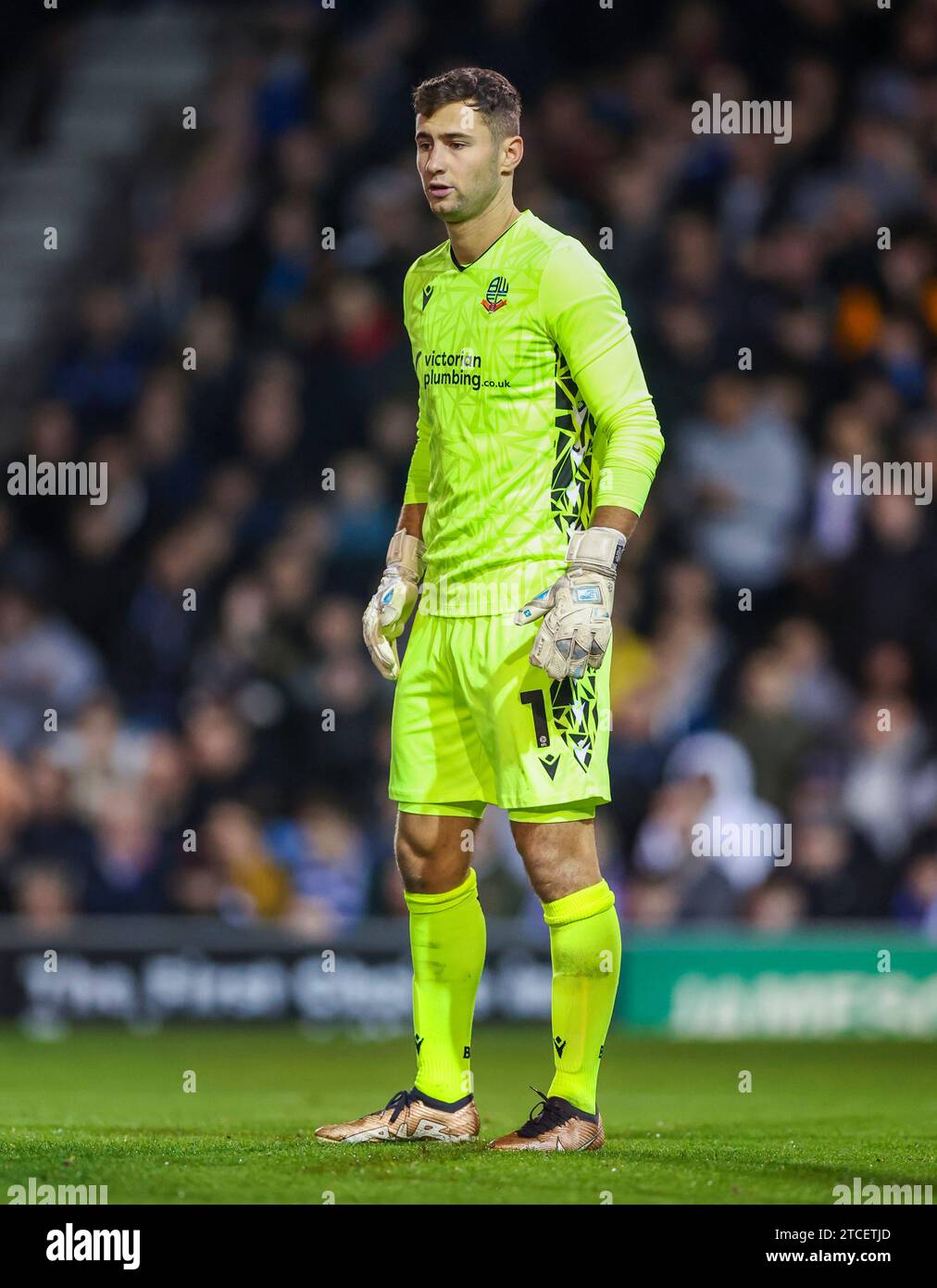 Bolton Wanderers goalkeeper Nathan Baxter in action during the Sky Bet ...