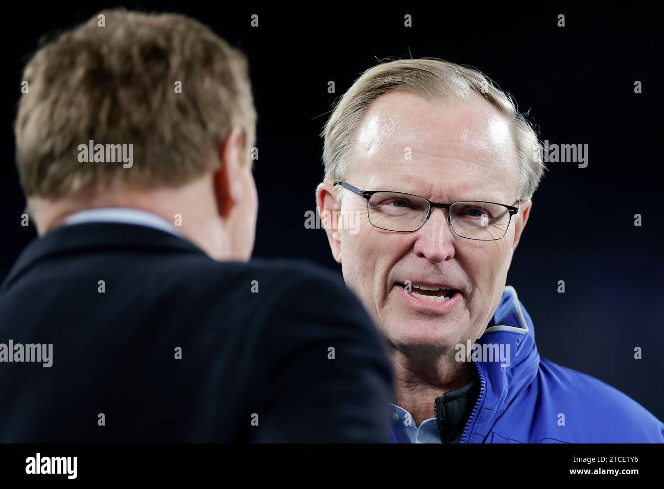 New York Giants owner John Mara walks on the field before an NFL ...