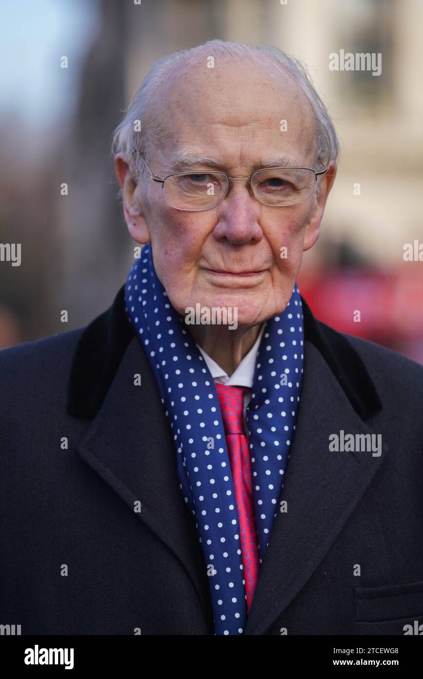 London UK. 12 December 2023. Menzies (Ming) Campbell, Baron Campbell of ...