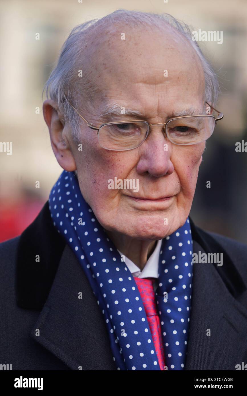 London UK. 12 December 2023. Menzies (Ming) Campbell, Baron Campbell of ...