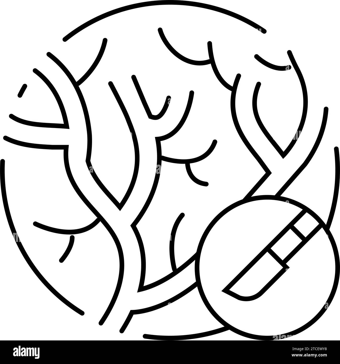 cardiovascular surgery line icon vector illustration Stock Vector Image ...