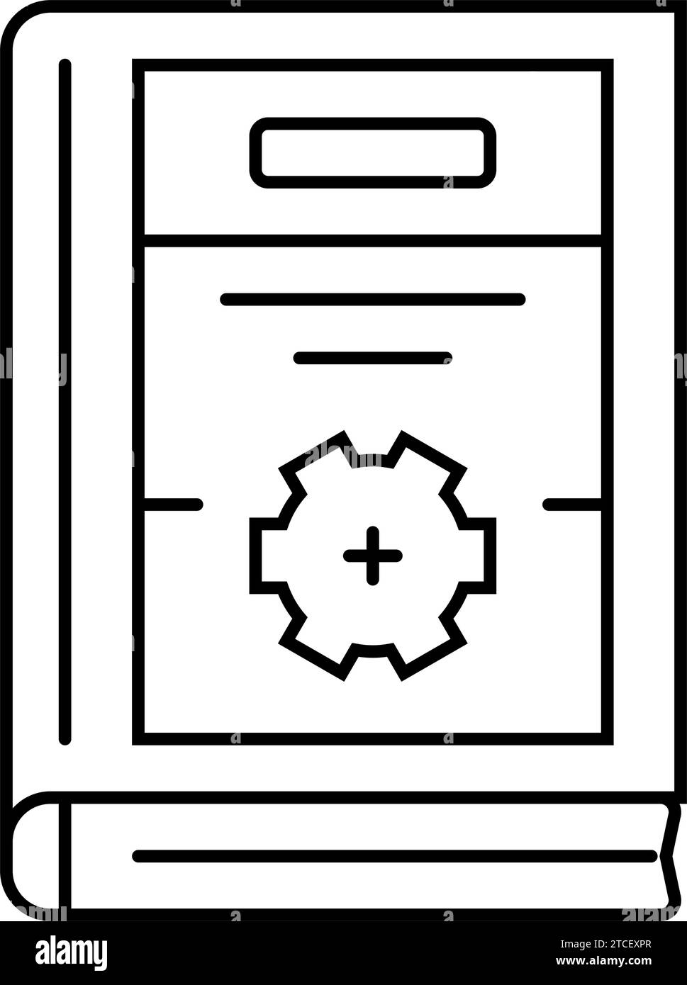 instruction manuals technical writer line icon vector illustration ...