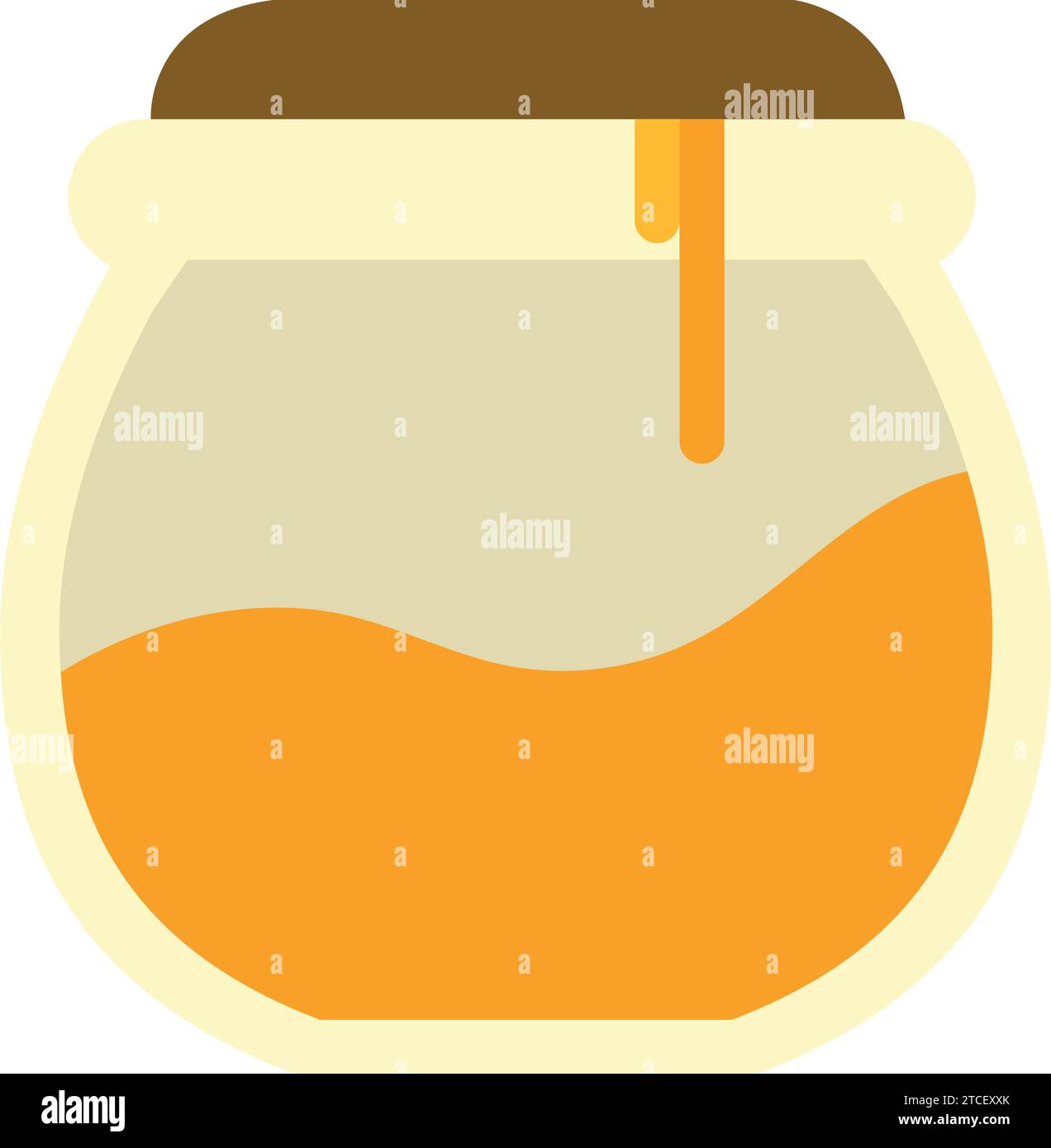 Isolated colored honey jar icon Vector Stock Vector Image & Art - Alamy