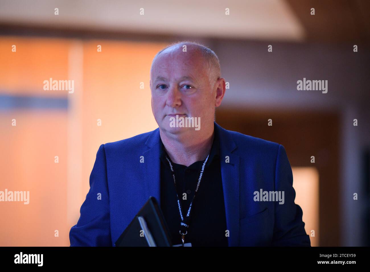 Edinburgh Scotland, UK 12 December 2023. SNP Chief Executive Murray ...