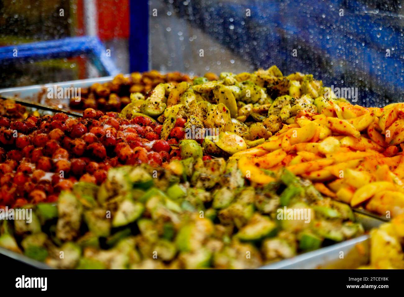 A pickle made from a variety of fruits, this dish is a popular snack in ...