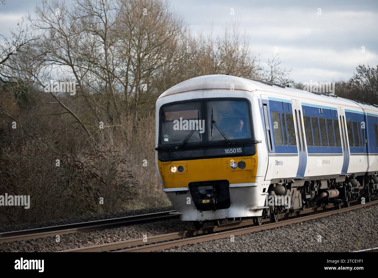 Chiltern Railways class 165 diesel train, Warwickshire, England, UK ...