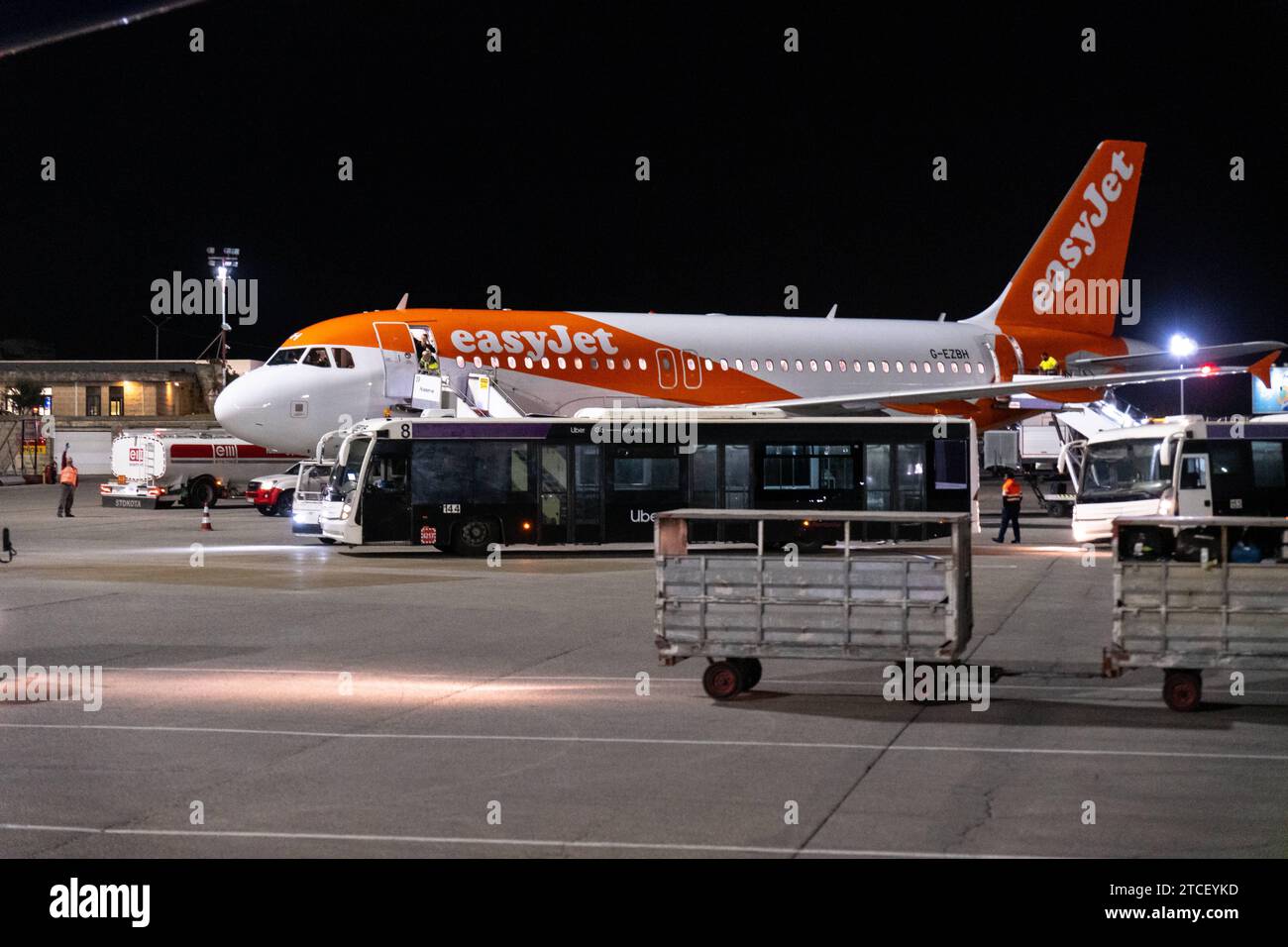Malta International Airport, Malta - December 4, 2023: Airplane of the ...