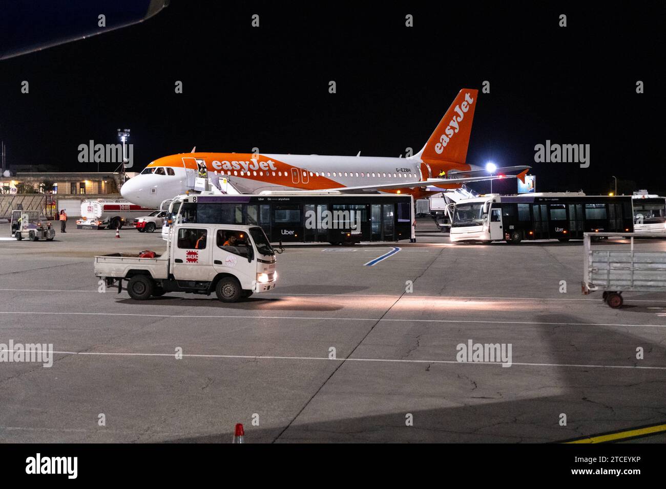 Malta International Airport, Malta - December 4, 2023: Airplane of the ...
