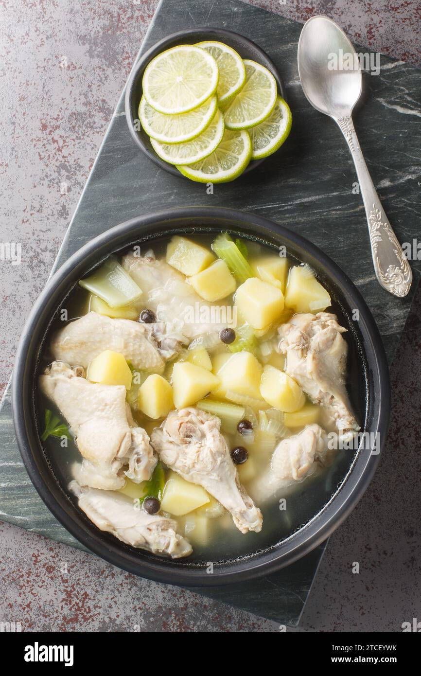 Chicken souse is a Bahamian soup that is a clear broth where the meat ...