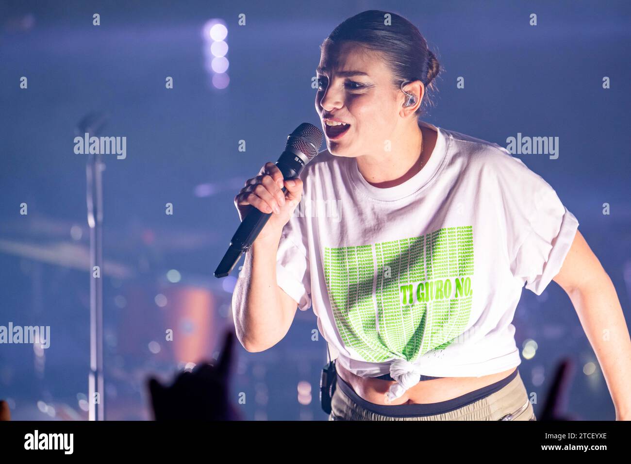 Naples, Salerno, Italy. 11th Dec, 2023. Emma Marrone perform during ...