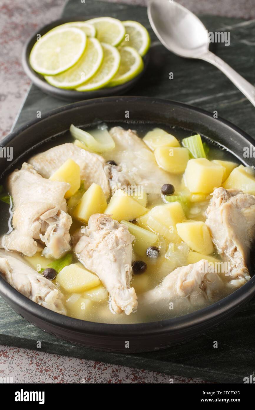 Chicken souse is a Bahamian soup that is a clear broth where the meat ...