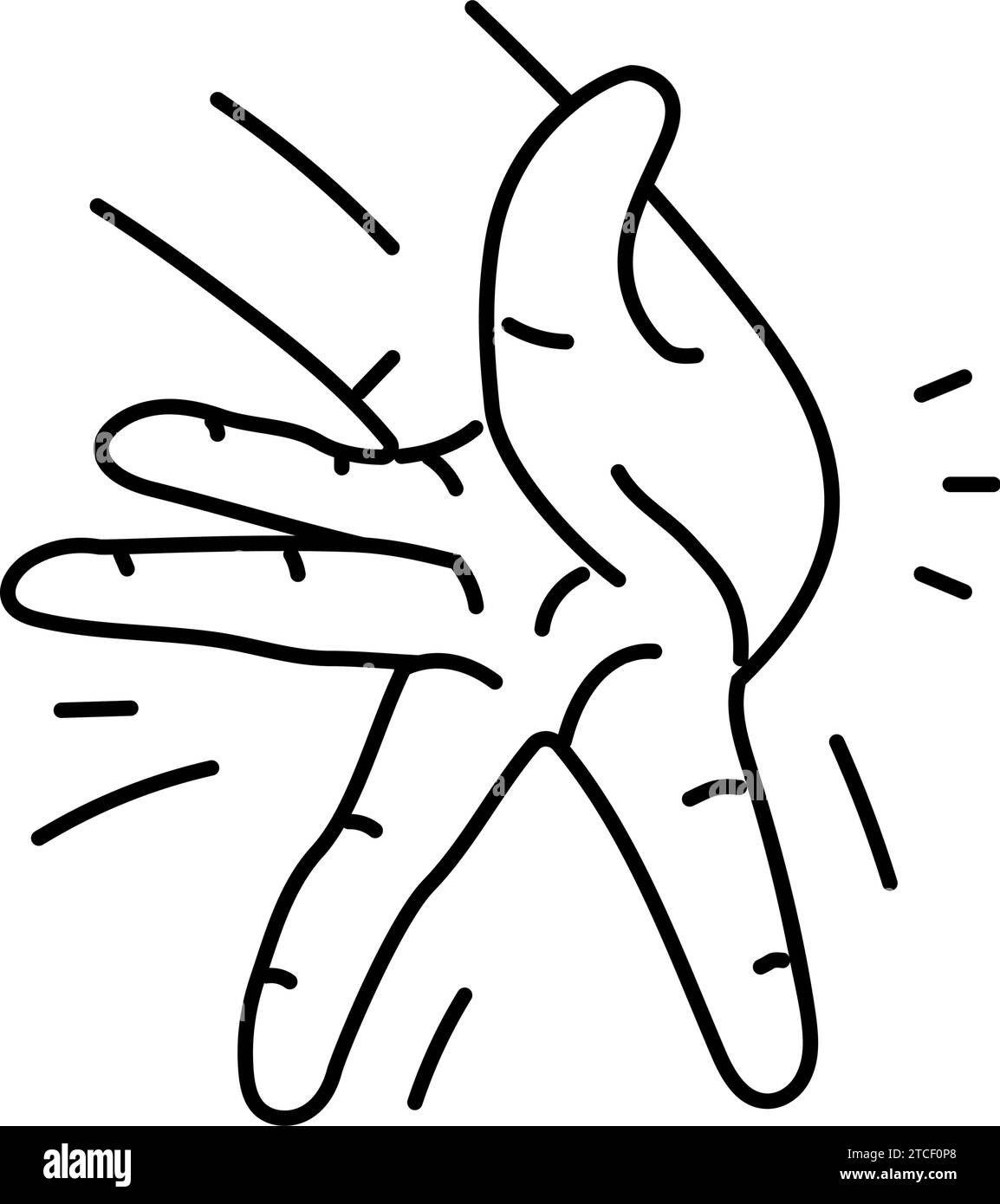 insomnia sleep disturbances disease symptom line icon vector ...