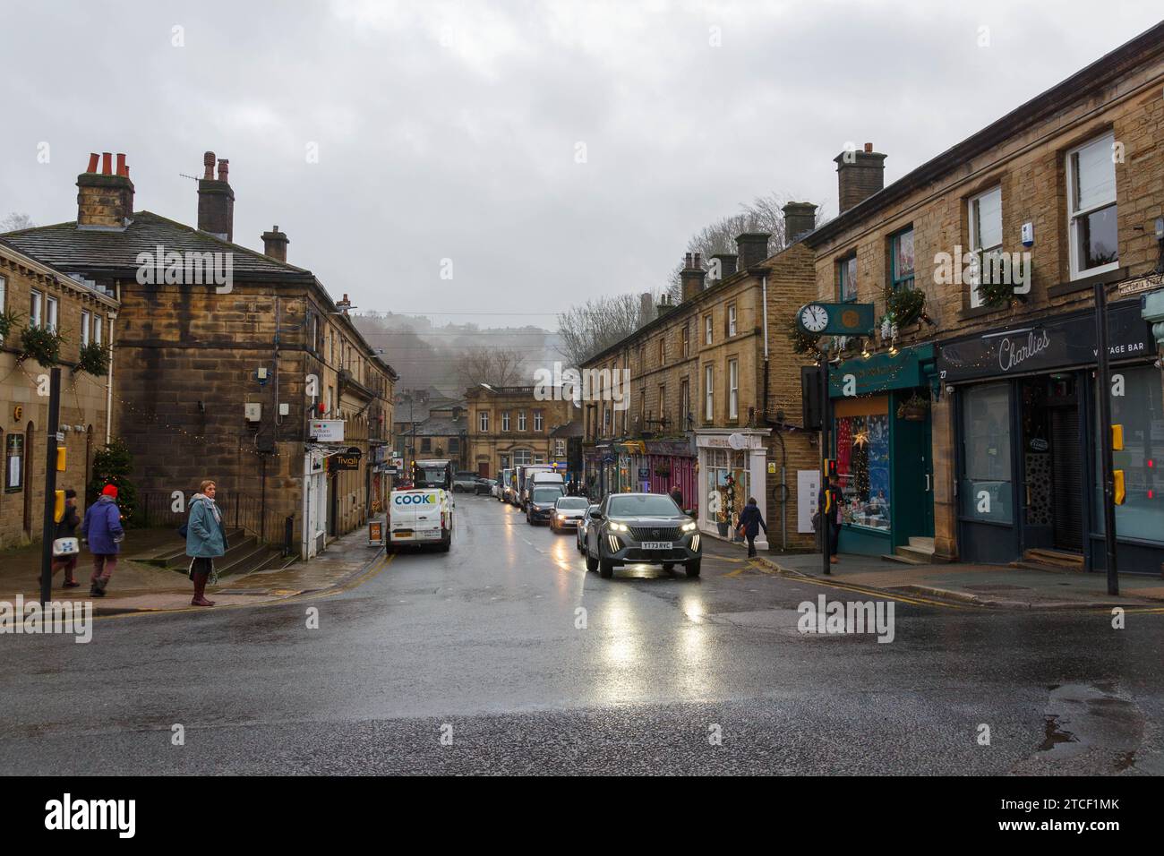 Holmfirth town centre yorkshire england hi-res stock photography and ...
