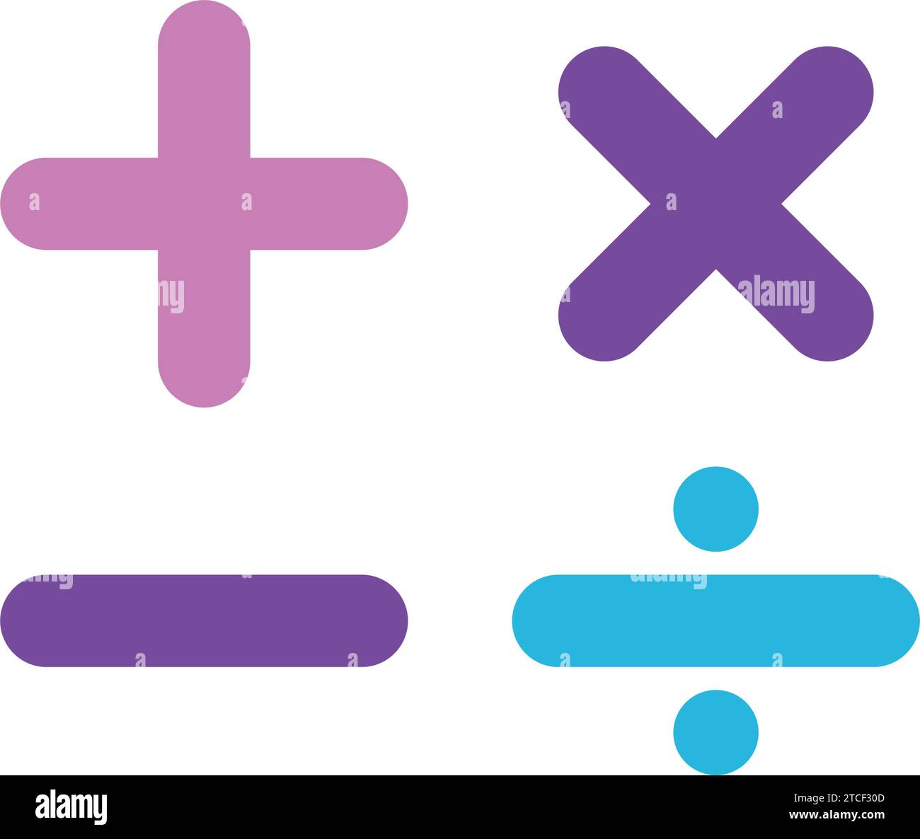 Math Operators Symbols Vector Stock Vector Image And Art Alamy