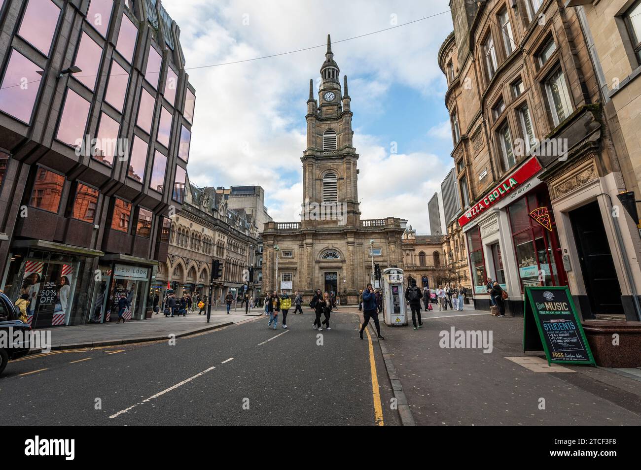 St.George's Tron church in Glasgow is located in Nelson Mandela Place ...