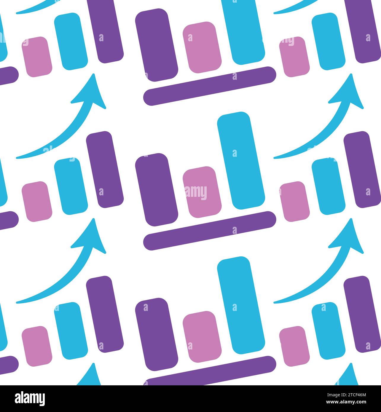 Business growth graphs Pattern background Vector Stock Vector Image ...