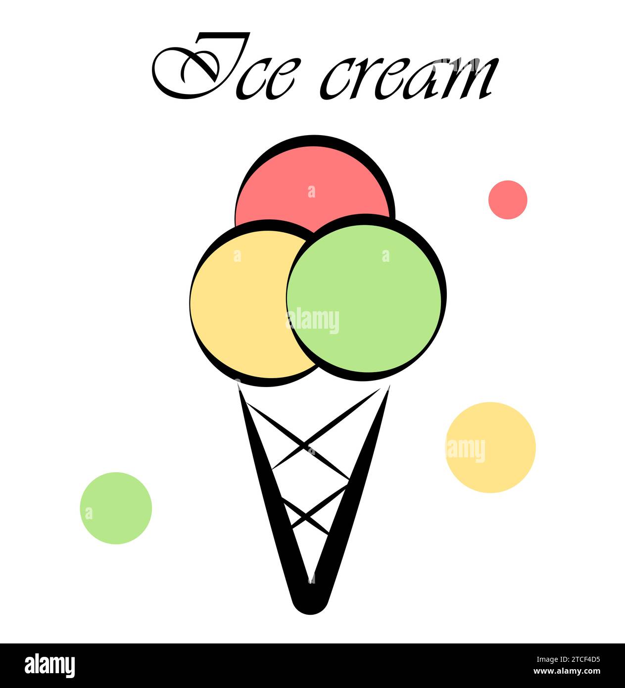 Pieces white ice on Stock Vector Images - Alamy