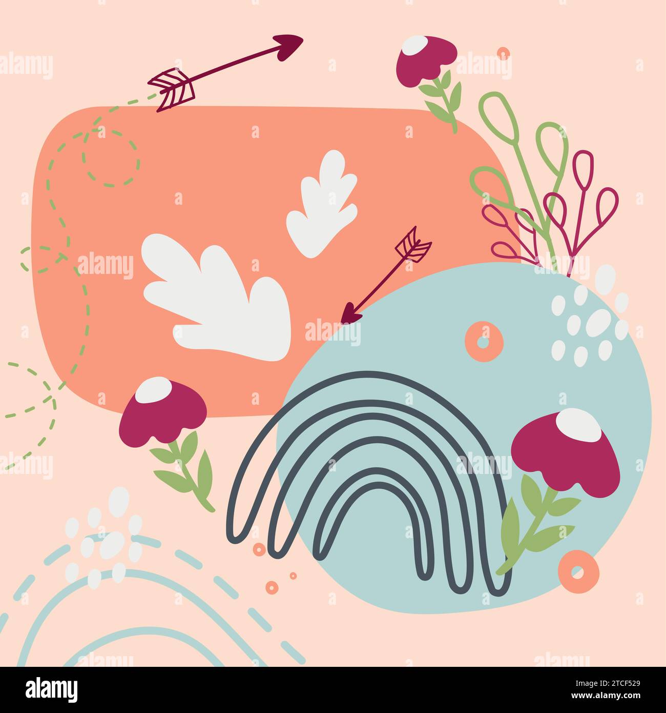 Colored hand drawn background Vector Stock Vector Image & Art - Alamy