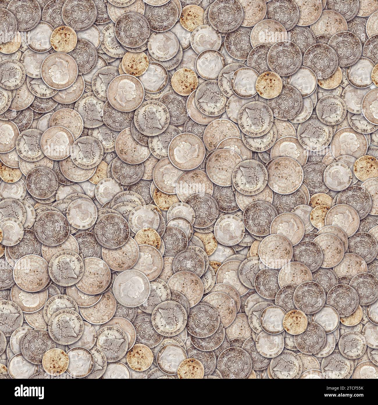 Silver coins medieval hi-res stock photography and images - Alamy