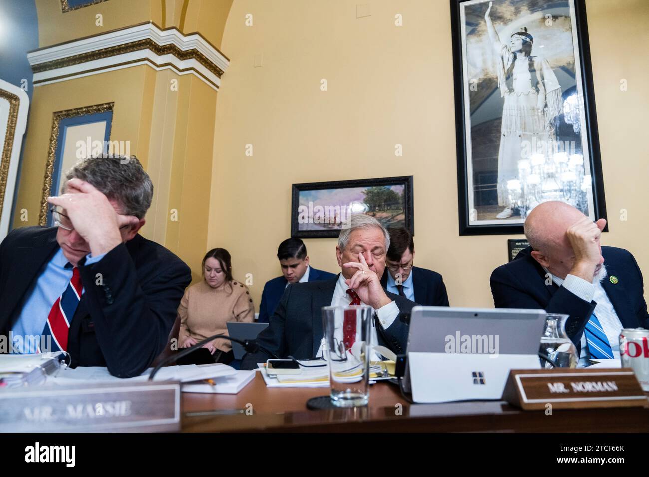 United States December 12 From Left Reps Thomas Massie R Ky