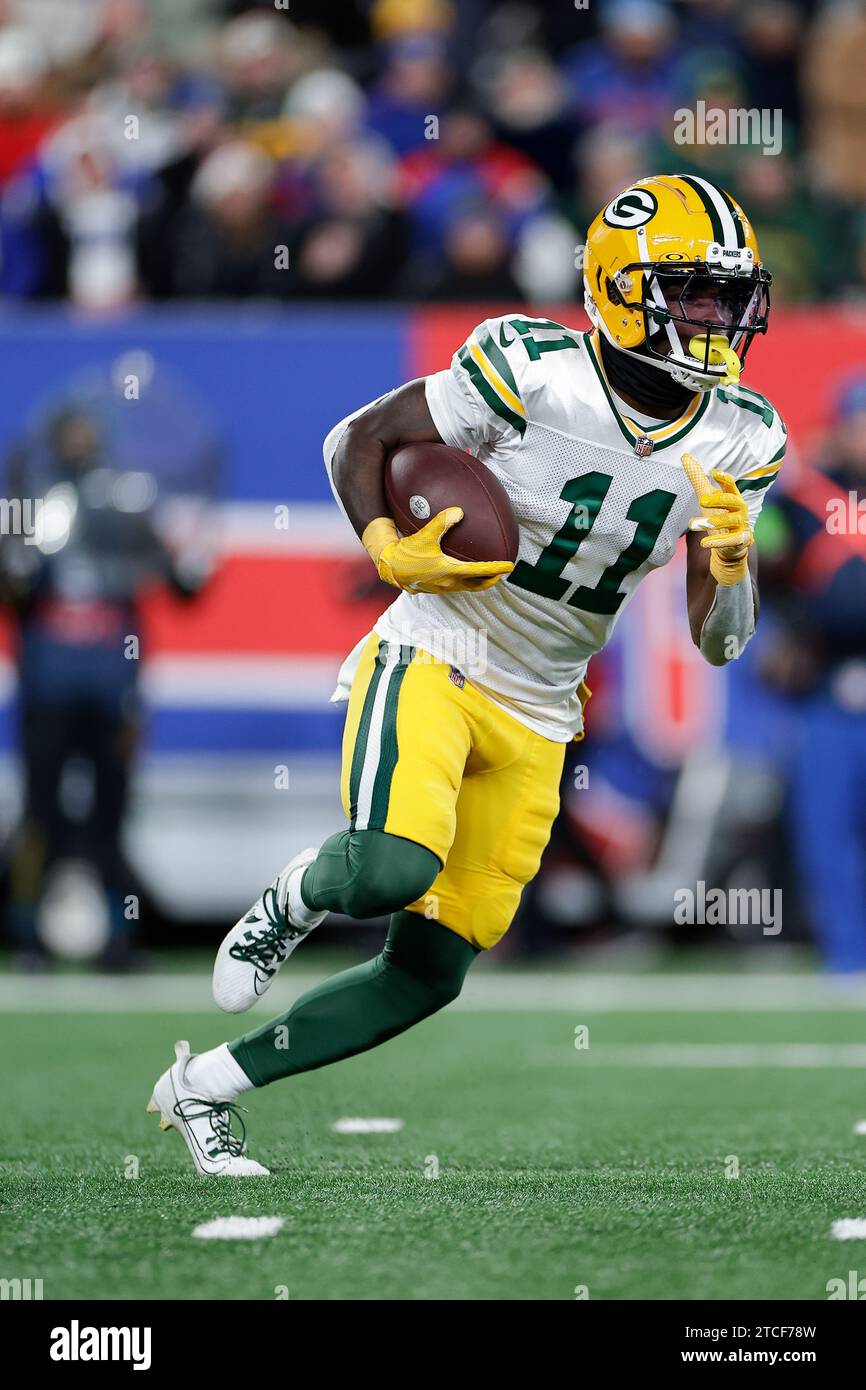 Green Bay Packers wide receiver Jayden Reed (11) carries the ball ...