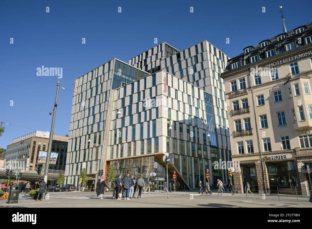Hotel Scandic Continental, Vasagatan, Stockholm, Schweden Stock Photo ...