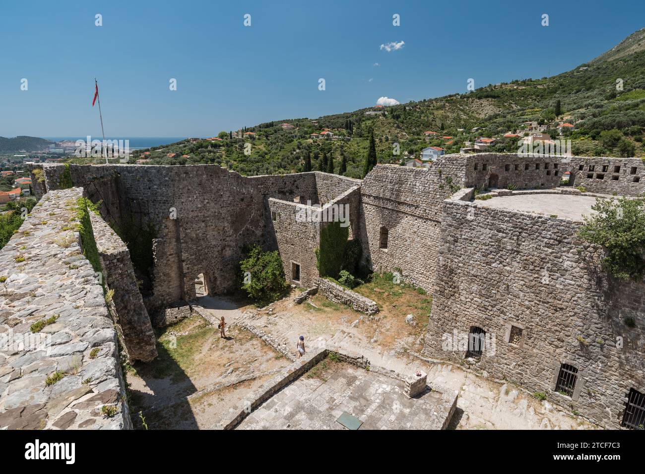 Fortress in Old Bar (Stari Bar), Montenegro Stock Photo - Alamy