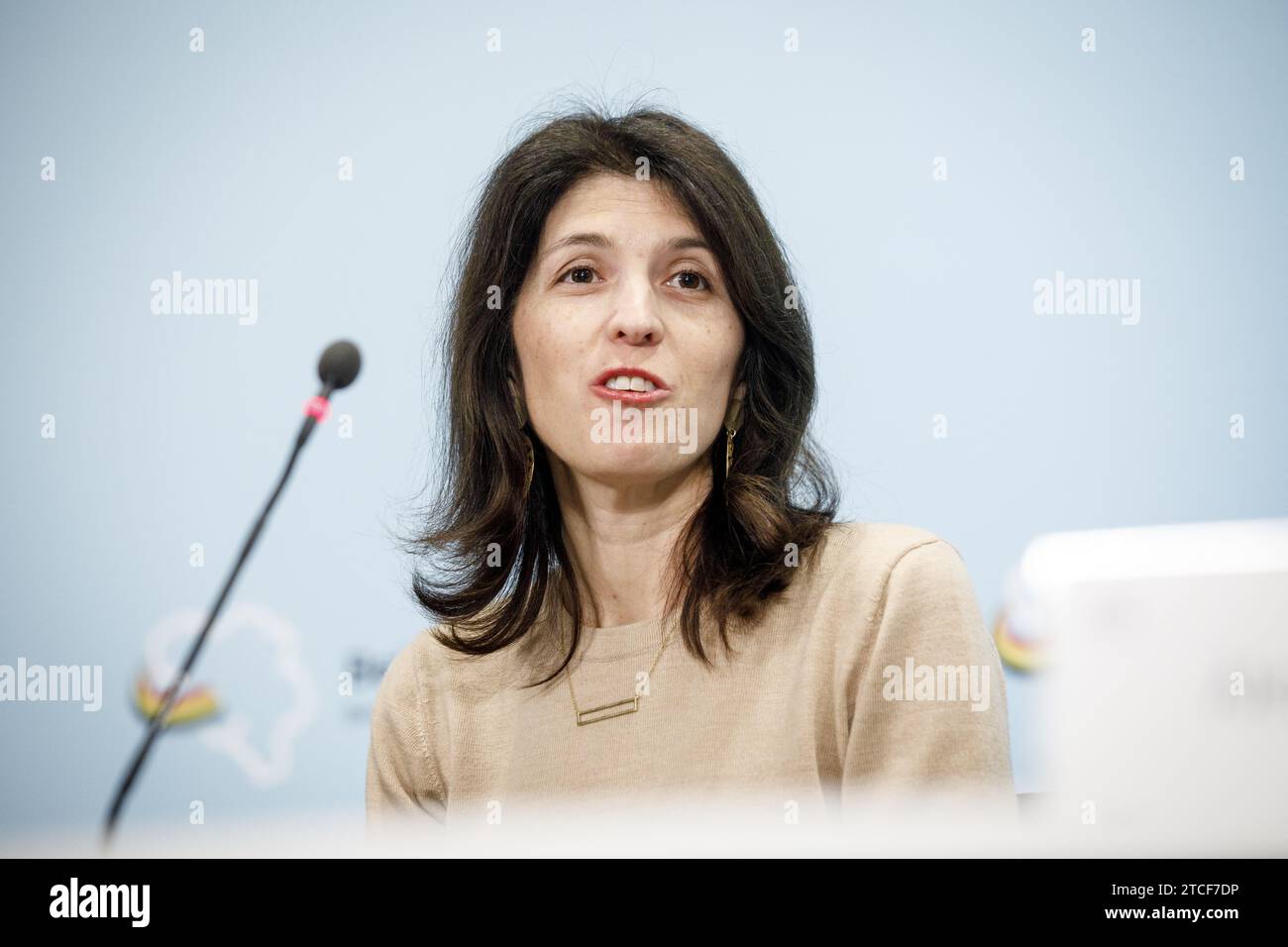 Brussels, Belgium. 12th Dec, 2023. State Secretary for Budget Alexia ...