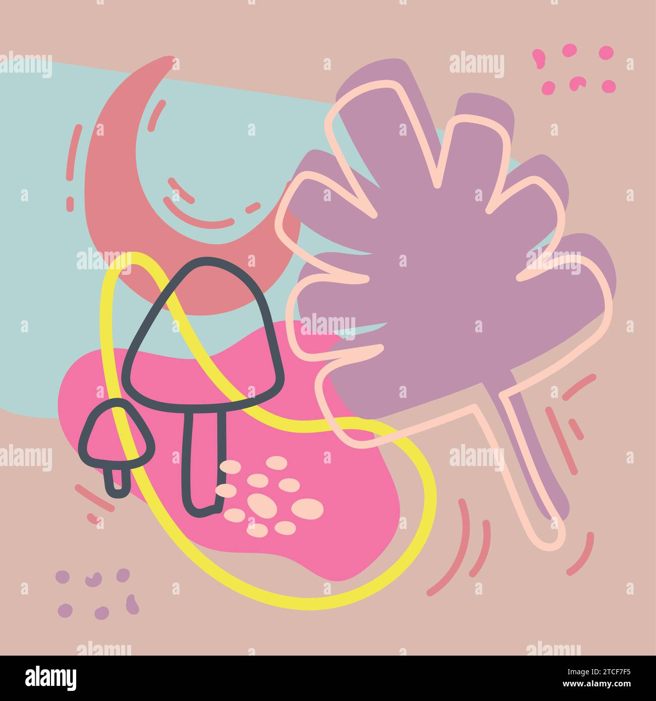 Colored hand drawn background Vector Stock Vector Image & Art - Alamy