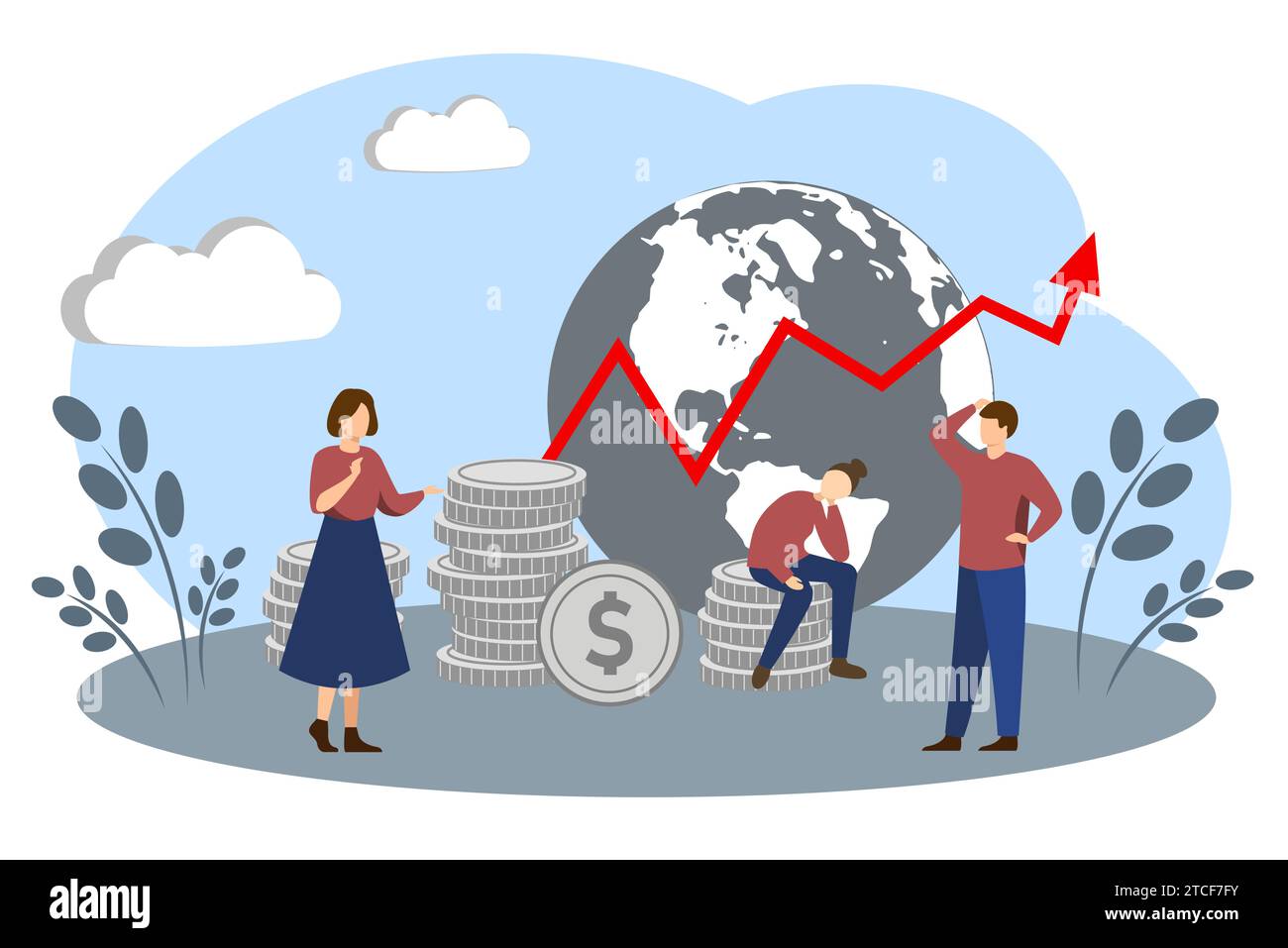 Bank run financial crisis Cut Out Stock Images & Pictures - Alamy