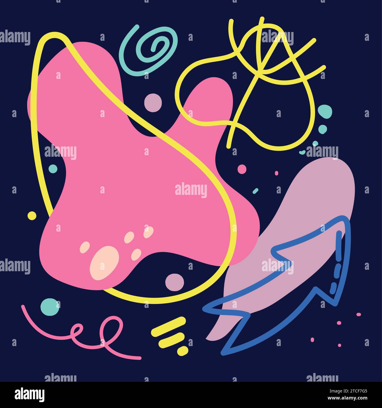 Colored hand drawn background Vector Stock Vector Image & Art - Alamy