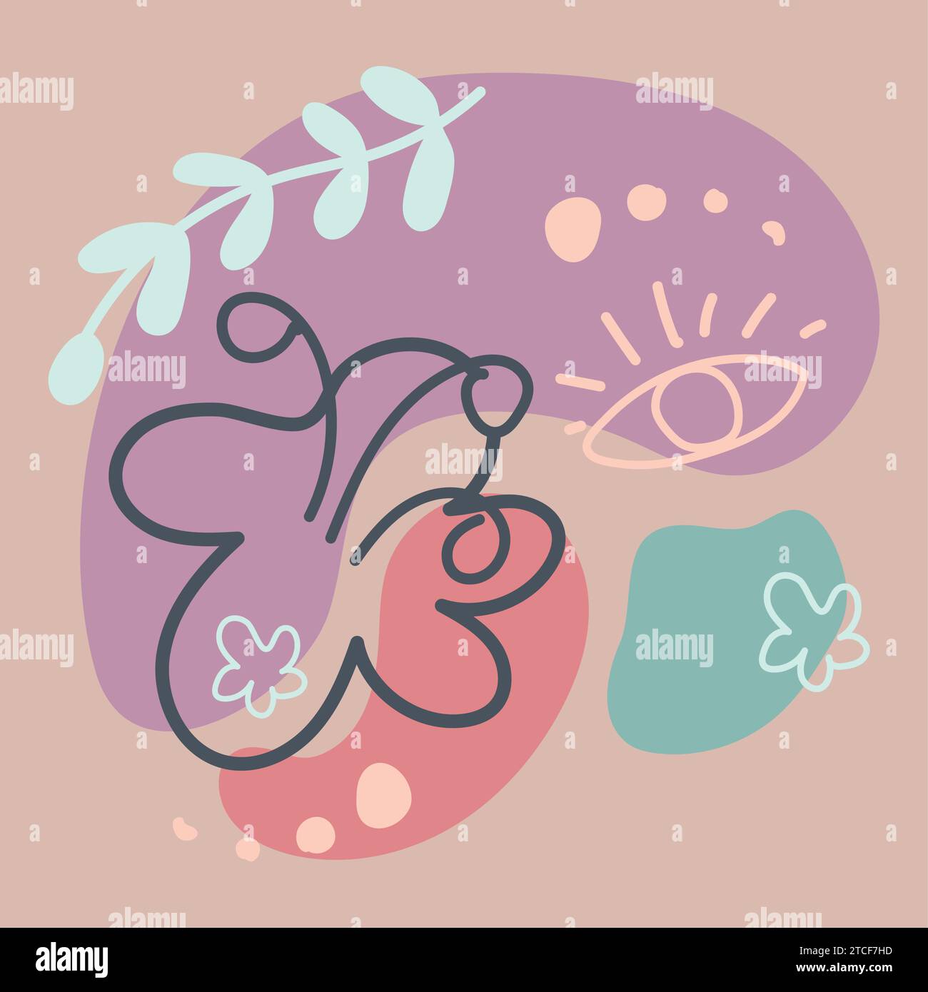 Colored hand drawn background Vector Stock Vector Image & Art - Alamy