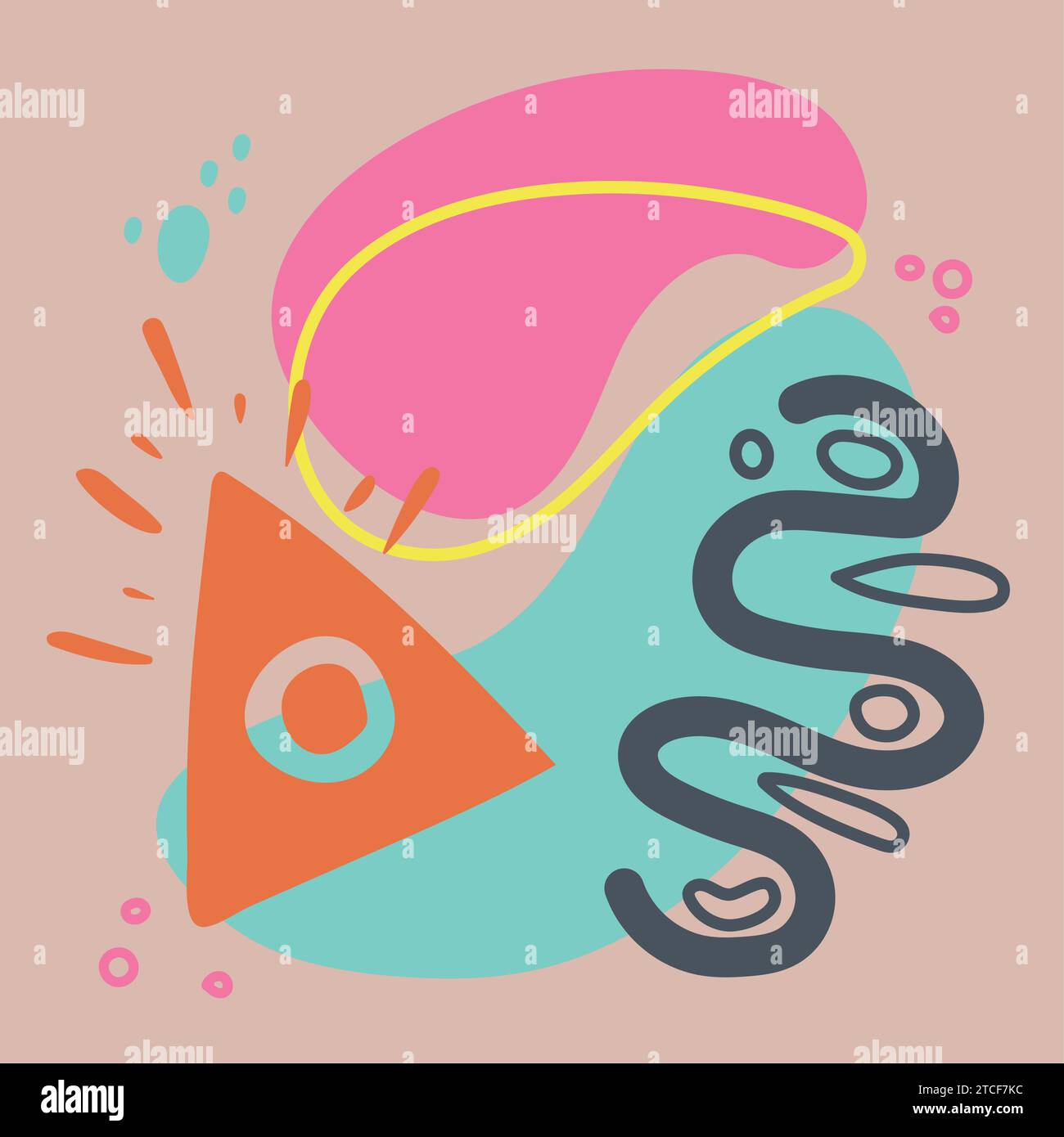 Colored hand drawn background Vector Stock Vector Image & Art - Alamy