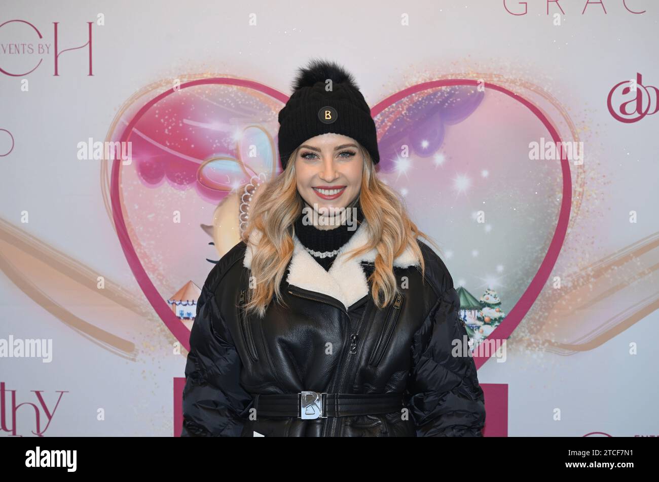 Munich, Germany. 12th Dec, 2023. Cathy Hummels stands in front of her ...