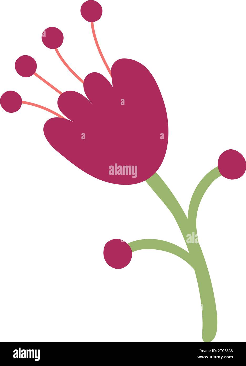 Hand draw flower sketch icon Vector Stock Vector Image & Art - Alamy